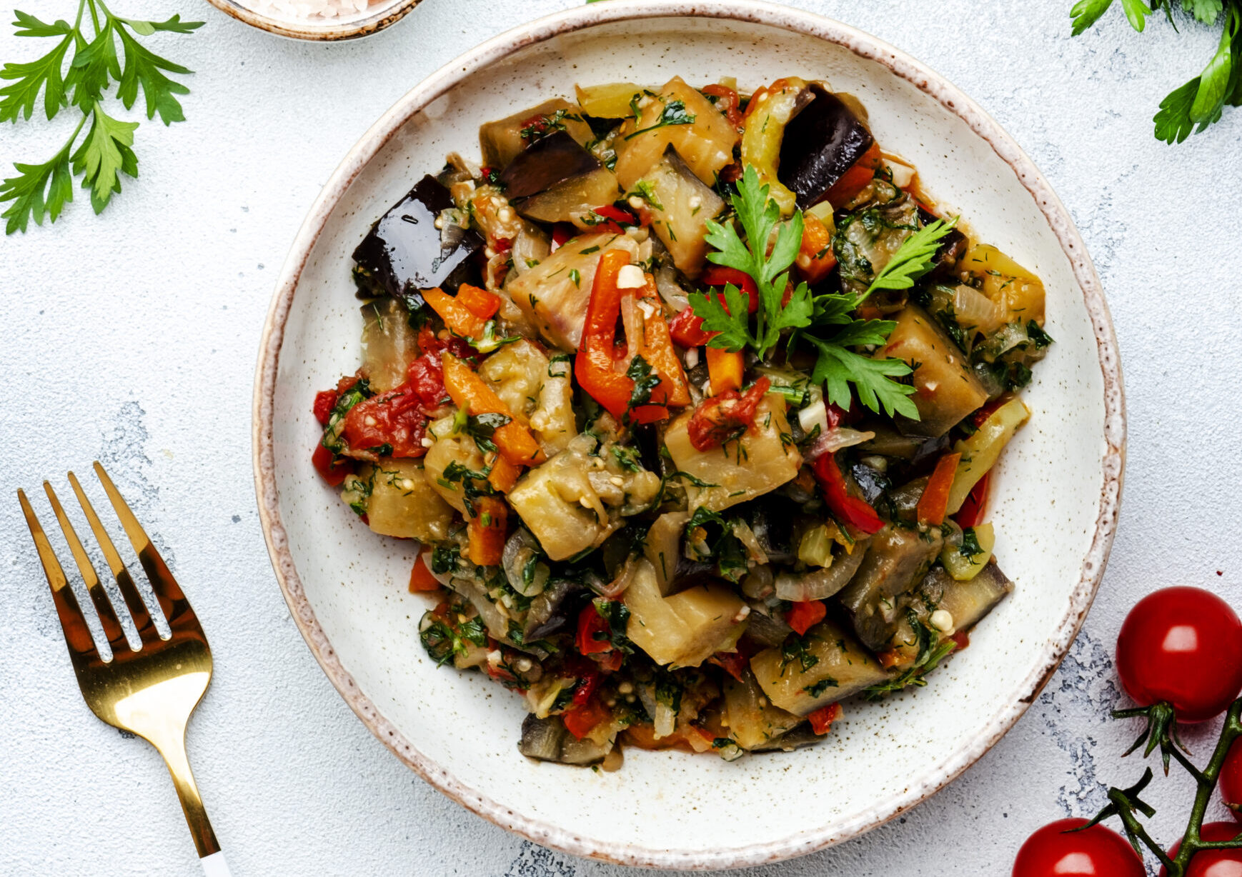 Tofoe met groenten, knoflook & oregano - Stichting tegen Kanker